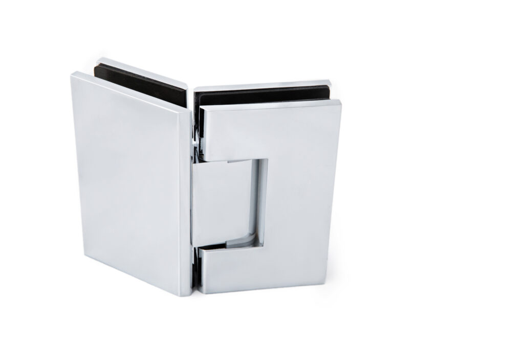 Shower Screen Hinge 135 Degree Glass to Glass - Glass & Hardware solutions