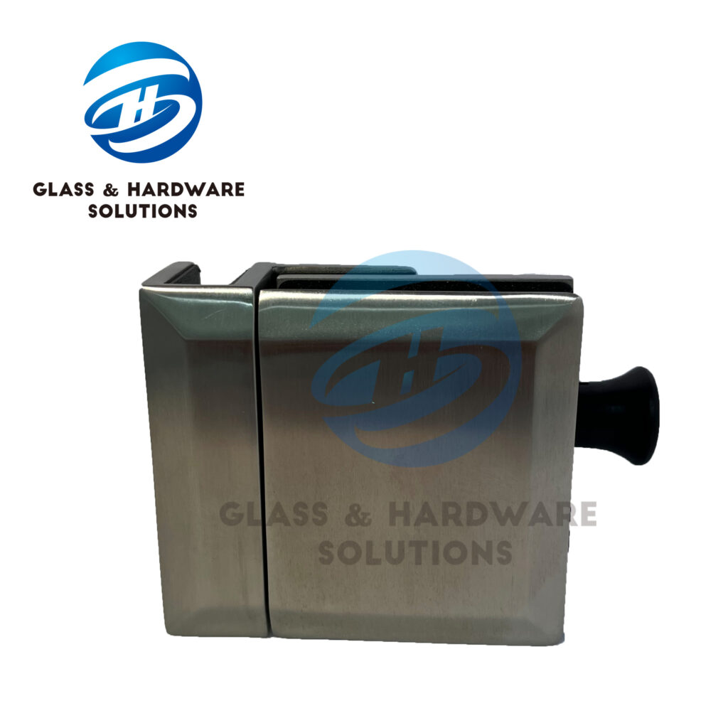 Swimming Pool Latch 90 Degree Glass to Glass - Glass & Hardware solutions